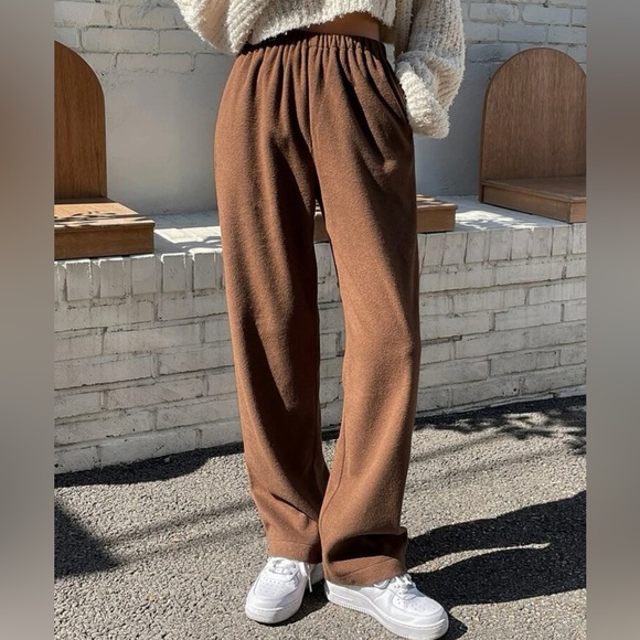 Pants & Jumpsuits | Coffee Brown Waist Pants | Poshmark